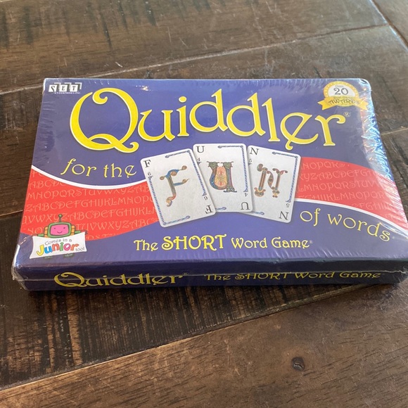 SET Enterprises | Games | Vintage 998 Quiddler The Short Word Game Set ...
